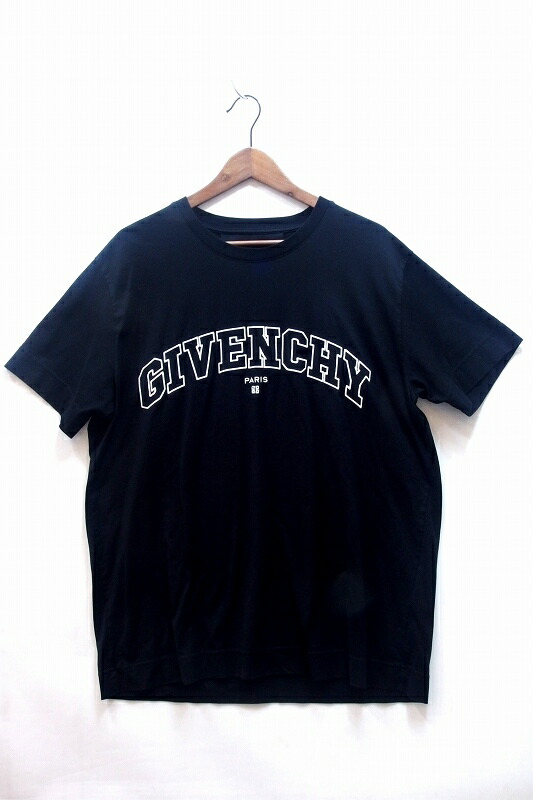 【楽天市場】【中古】GIVENCHY ジバンシィ 23AW Embroidered Signature Tシャツ メンズ ・L BM71CW3Y6B ブラック：Vision【ビジョン楽天市場店】