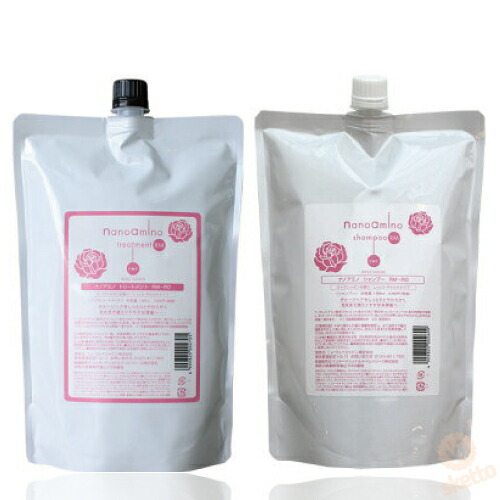【楽天市場】[SET] ニューウェイジャパン ナノアミノ ≪ RM-RO ≫ シャンプー＆トリートメントセット リフィル1000mL/1000g（newayjapan nanoamino ...