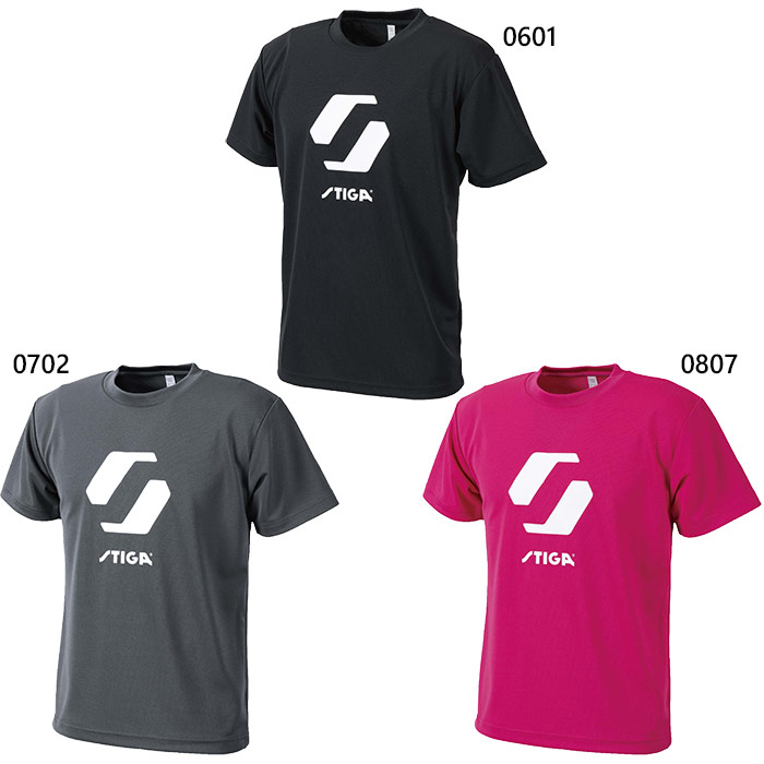 【楽天市場】スティガ メンズ レディース ジュニア ロゴ Tシャツ JP1 Logo T Shirt JP-I 卓球ウェア トップス 半袖 ...