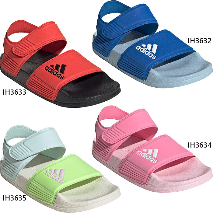 【楽天市場】アディダス レディース ジュニア アディレッタ サンダル Adilette Sandals スポーツサンダル シューズ ブルー ...