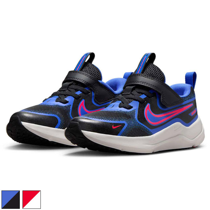 【楽天市場】ナイキ ジュニア キッズ コズミック ランナー スニーカー シューズ 運動靴 ベルクロ マジックテープ ブラック 黒 ピンク 送料 ...