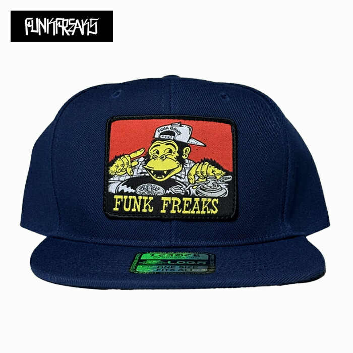 【楽天市場】【FUNK FREAKS】 FUNK FREAKS SNAPBACK CAP - CHANGO - NAVY スナップバック ...