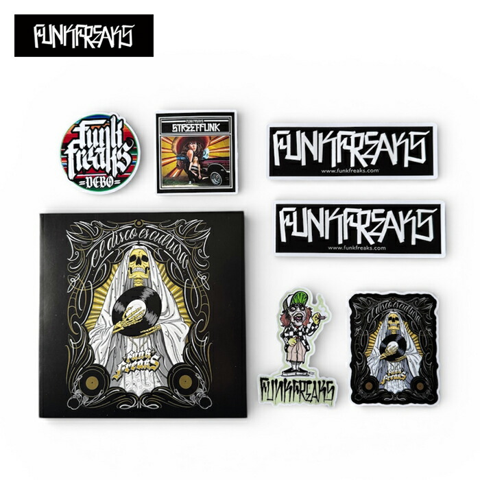 【楽天市場】【FUNK FREAKS】 FUNK FREAKS STICKER PACKS ステッカー STICKER ステッカーパック 6枚 ...
