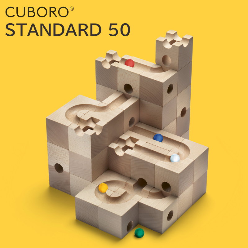 【楽天市場】【正規輸入品】 cuboro スタンダード50 キュボロ 名入れ 知育玩具 積み木 木製玩具 ブロック 立体迷路 つみ木 ビー玉転がし ピタゴラスイッチ 脳トレ クリスマス ...