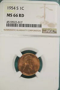【楽天市場】1954 S NGC MS66 レッド リンカーン ウィート セント!! #A9270：コインと紙幣 WORLD RESOURCE