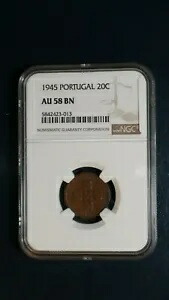 【楽天市場】1945 ポルトガル 20 センタボス NGC AU58 BN 20C コインの価格はすぐに売れます!：コインと紙幣 WORLD RESOURCE