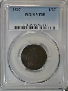 【楽天市場】1807 ドレープ バスト ハーフセント、PCGS VF35......タイプ コイン カンパニー：コインと紙幣 WORLD RESOURCE