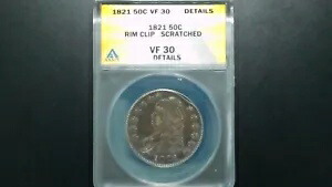 【楽天市場】1821 US シルバー キャップド バスト ハーフダラー VF30：コインと紙幣 WORLD RESOURCE