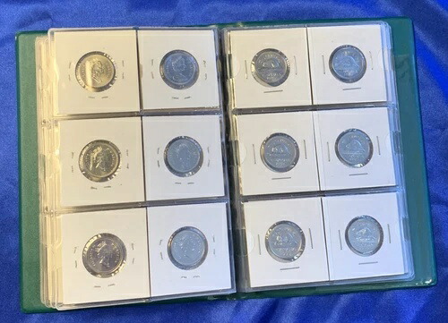 【楽天市場】1968-2005年カナダ5セントシリーズ41枚入りコインセット（ユニセーフバインダー入り）：コインと紙幣 WORLD RESOURCE