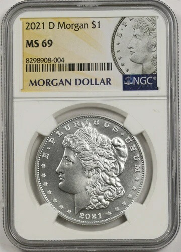 【楽天市場】2021-D $1 NGC MS 69 モルガン銀貨：コインと紙幣 WORLD RESOURCE
