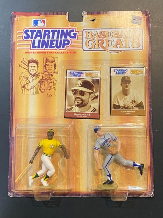 【楽天市場】スタートラインナップReggie Jackson＆Don Drysdale Baseball Greats Kenner 1989 ...