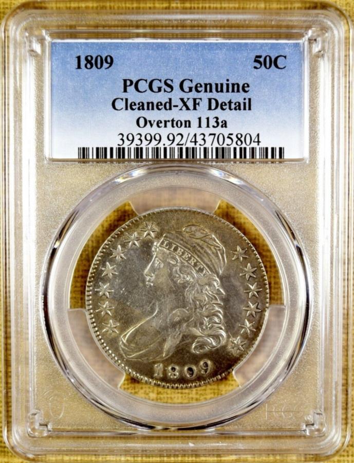 【楽天市場】1809 O -113A R.5 PCGS XF DEFIRETION BUST HALF DOLRAR -SCARCE and HIGH GRADE !!! 1809 O ...