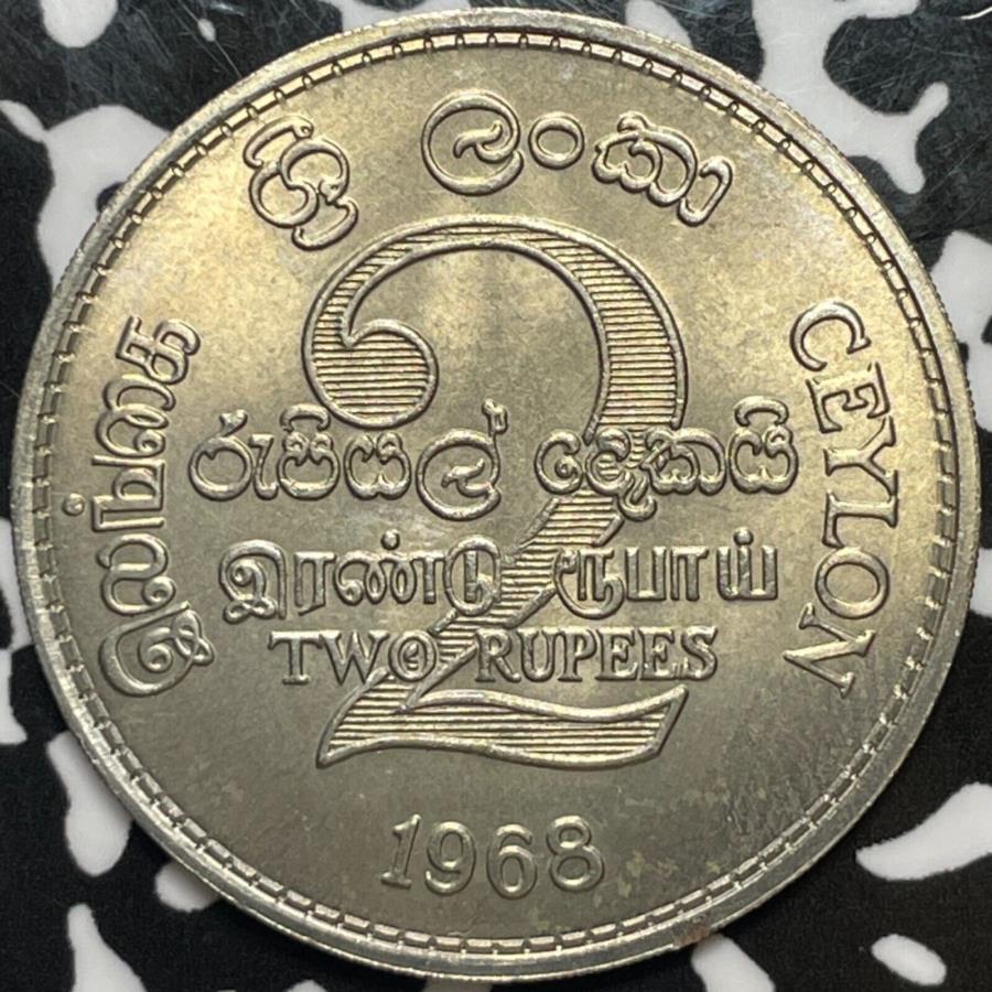 【楽天市場】1968 Ceylon 2ルピーロット＃M6950ハイグレード！美しい！ F.A.O. 1968 Ceylon 2 Rupees Lot#M6950 High Grade ...