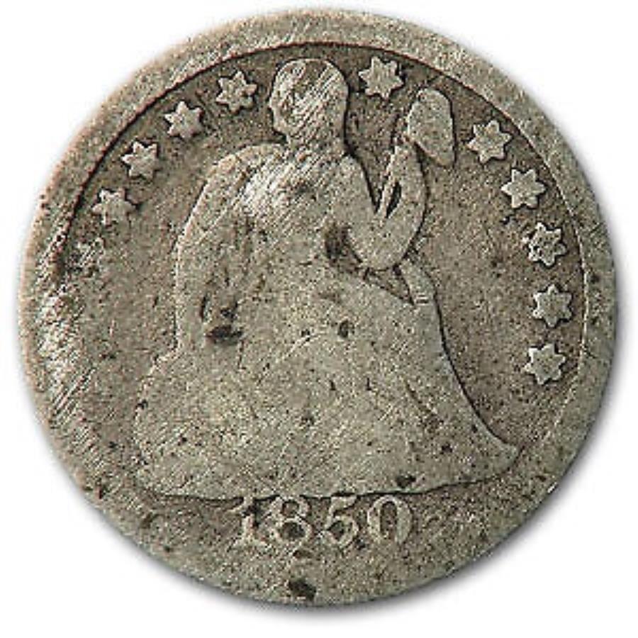 【楽天市場】1850 Liberty Sated Dime Good -SKU＃37960 1850 Liberty Seated Dime ...