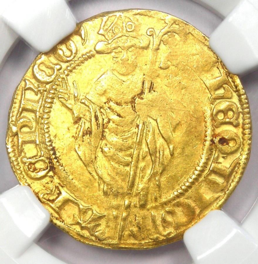 【楽天市場】ゴールド1414-1463ドイツケルンゴールドグルデン1GG -認定NGC XF45（EF45） Gold 1414-1463 Germany Cologne Goldgulden ...