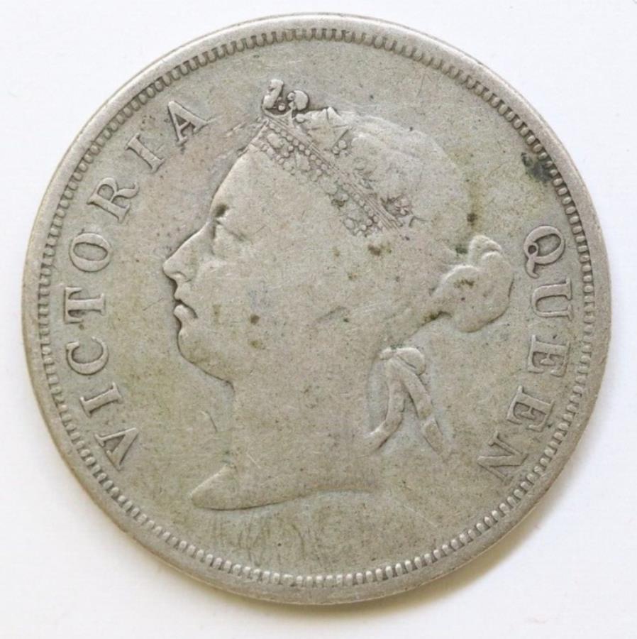 【楽天市場】1899海峡集落50セントシルバー - ビクトリア女王 1899 Straits Settlements 50 Cents Silver - Queen Victoria ...