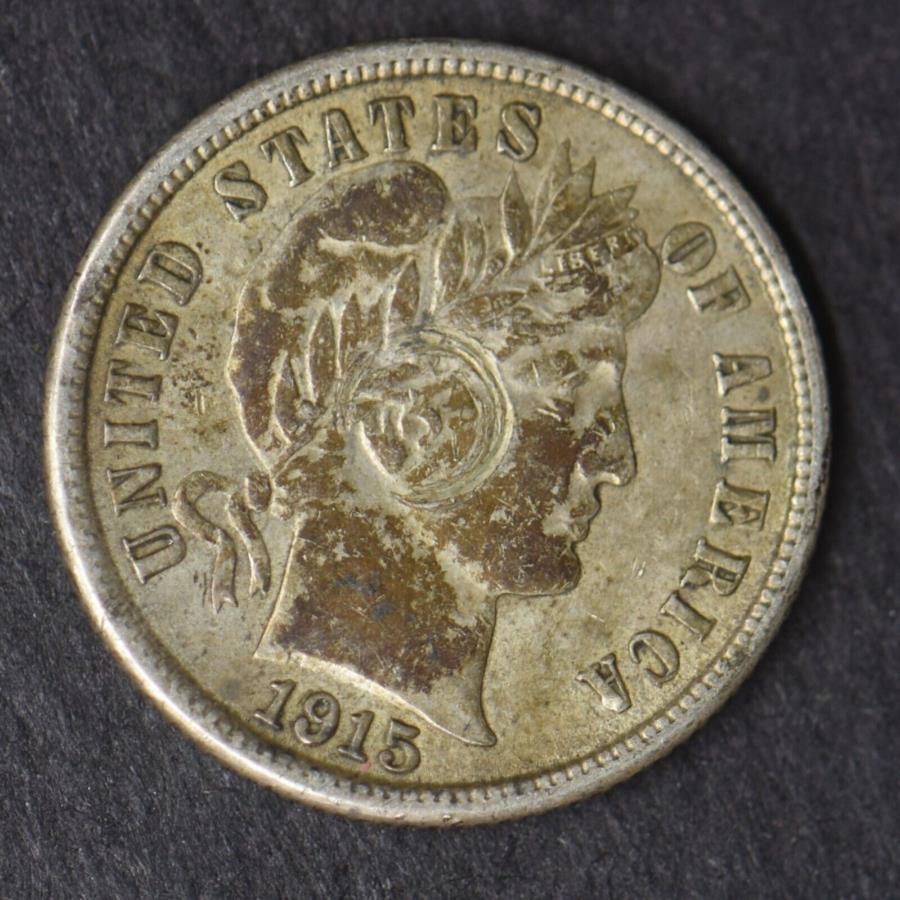 【楽天市場】1915 -Pバーバーシルバーダイム10C-共存 - 1915-P Barber Silver Dime 10C - COINGIANTS -：コインと紙幣 WORLD RESOURCE