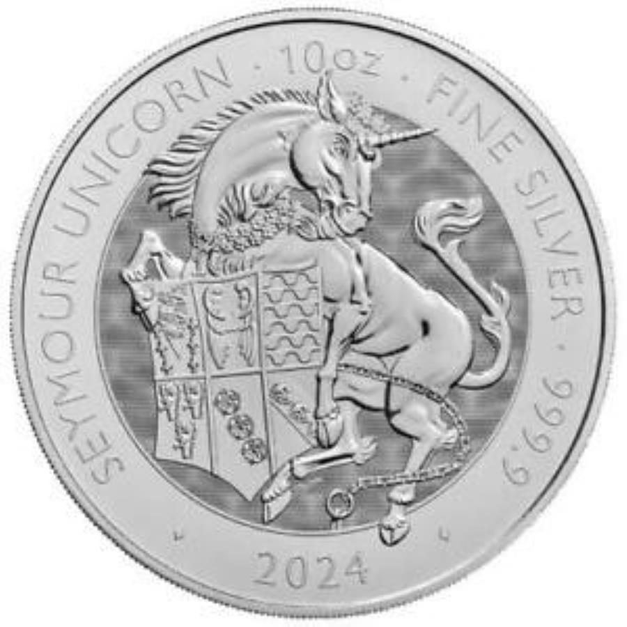 【楽天市場】2024 10 OZ British Tudor Beasts：Seymour Unicorn Silver Coin（BU ...