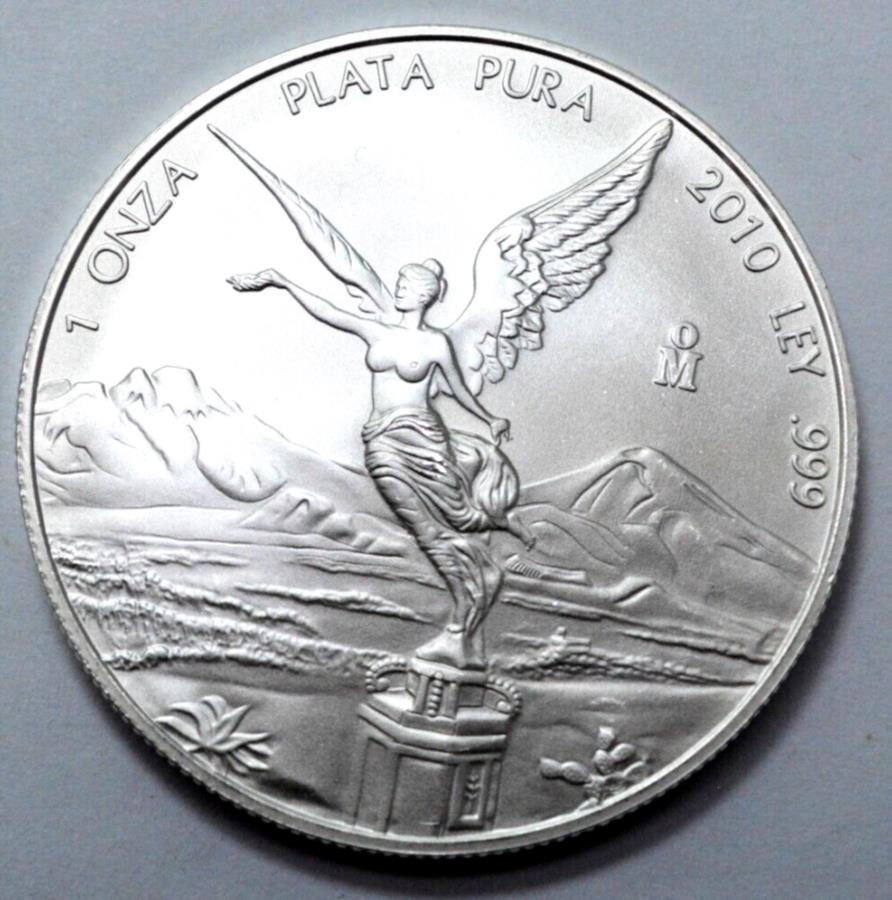 【楽天市場】2010 UNC 1 OZ ONZA LEY .999 SILVER MEXICO LIBECOTAD PURA PLATA ...
