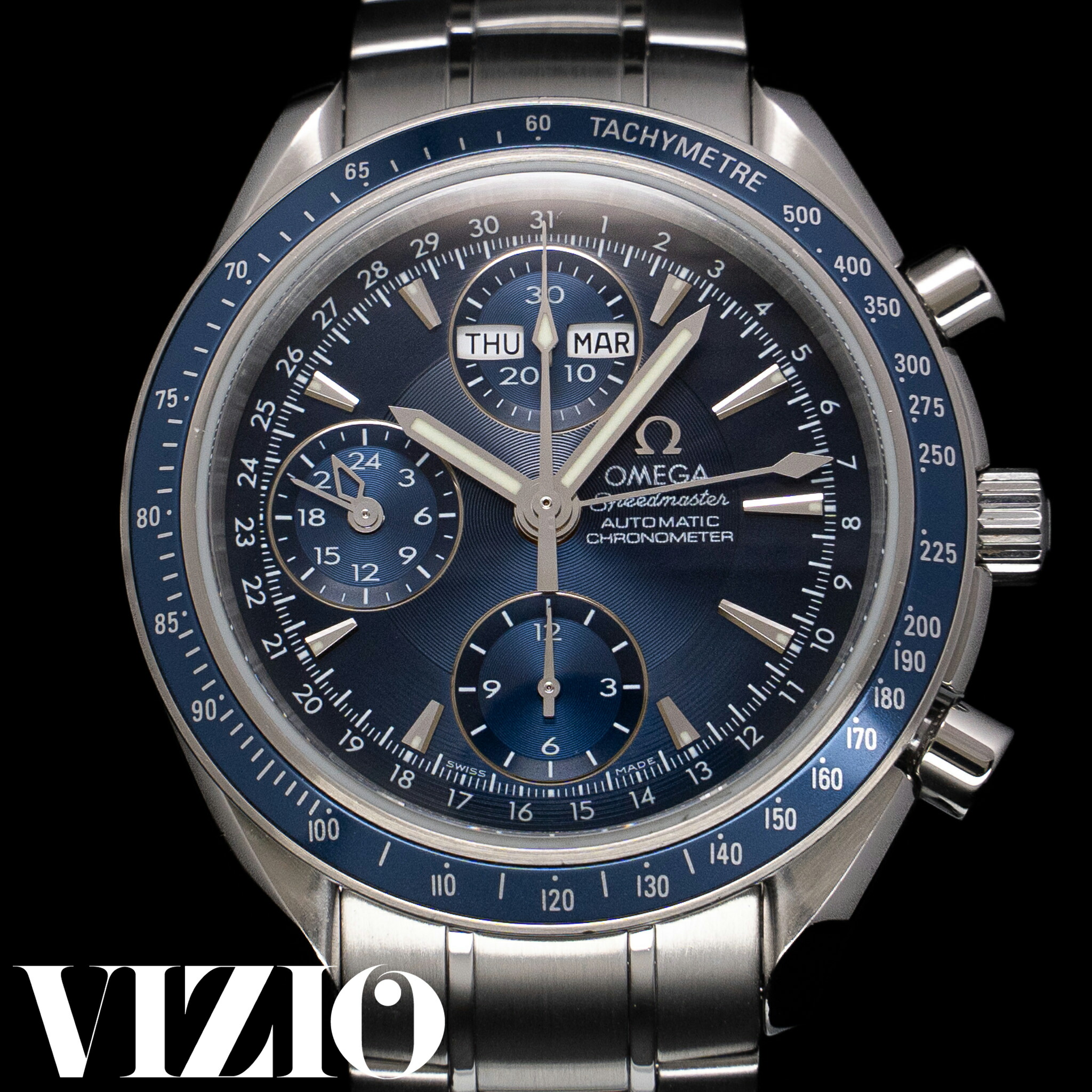 【楽天市場】OMEGA オメガ 3222.80.00 スピードマスター デイデイト Cal.3606 3487【中古】：VIZIO