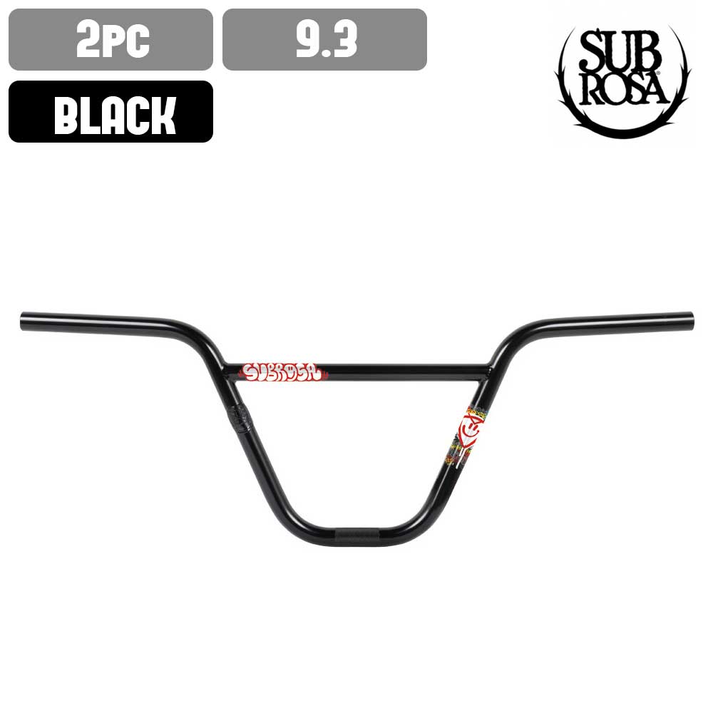 【楽天市場】Subrosa サブロッサ ハンドルバー Simo Bar 9.3 matte black 2pc スノーバイク カスタム パーツ ...