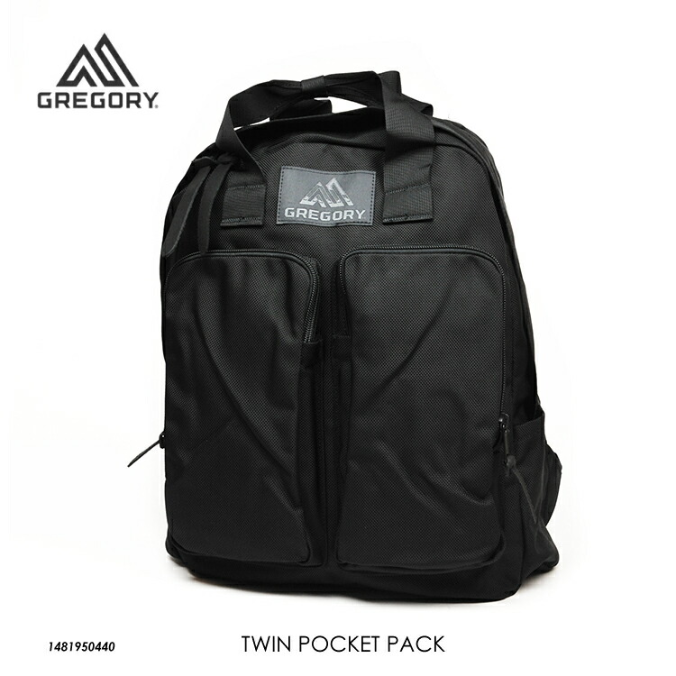 【楽天市場】グレゴリー GREGORY デイパック リュック メンズ レディース TWIN POCKET PACK ツインポケットパック デイパック コーデュラバリスティックブラック 21L ...