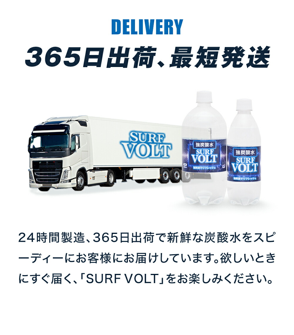 【衝撃のクーポンで1,380円】炭酸水 500ml 送料無料 24本 SURF VOLT 公式 強炭酸水 ランキング 炭酸飲料 無糖 プレーン レモン 強炭酸 スパークリングウォーター 箱買い ...