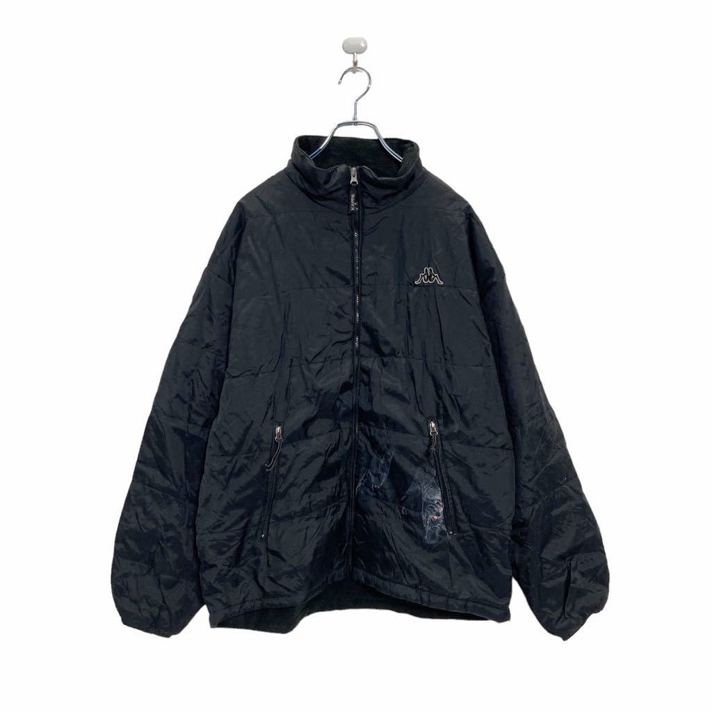 【楽天市場】【中古】【古着】 kappa ダウン 中綿ジャケット L ブラック カッパ ジップアップ フリース 古着卸 アメリカ仕入 a509 ...