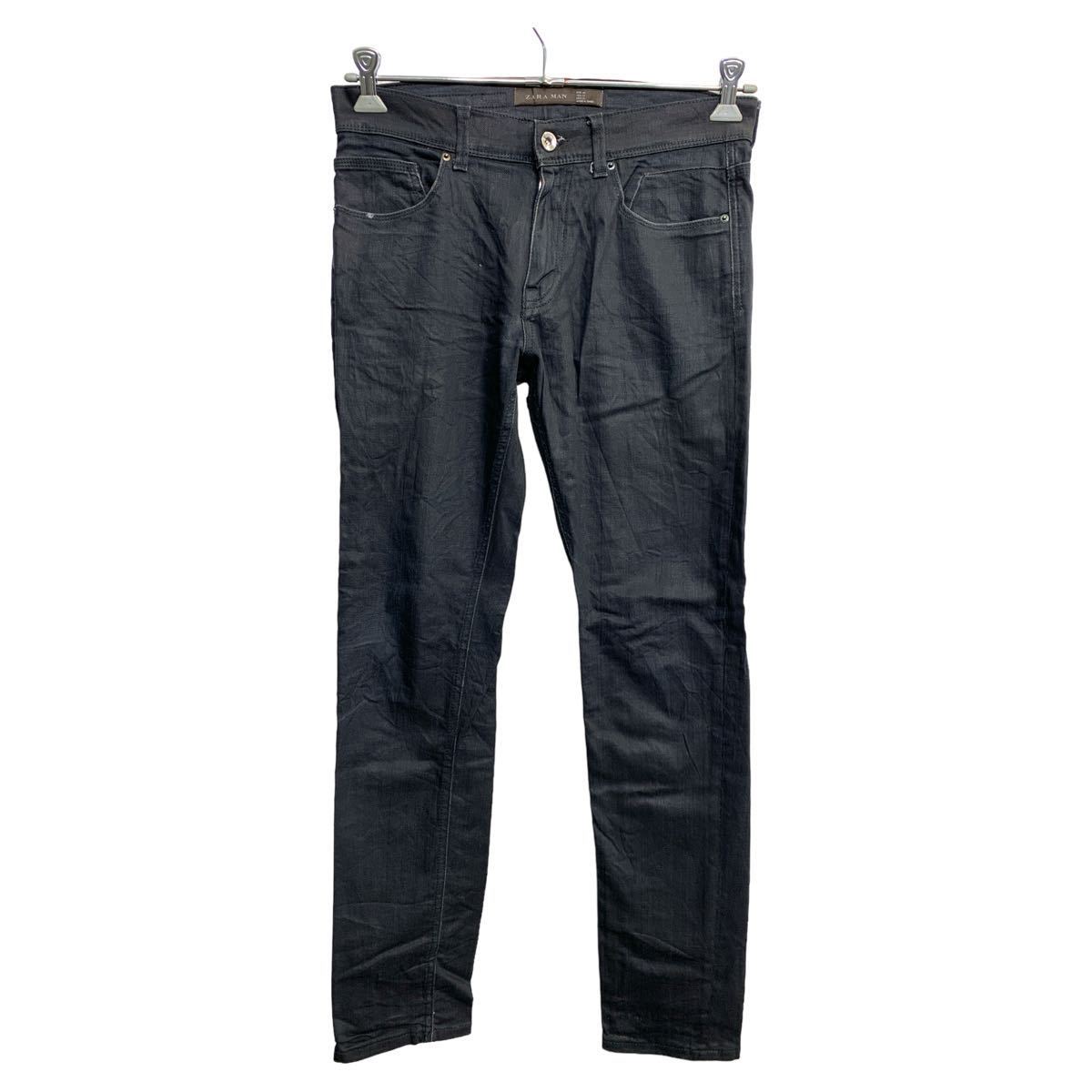【楽天市場】【中古】【古着】 ZARA MAN デニムパンツ W31 ザラ ブラック 古着卸 アメリカ仕入 2311-1488：古着屋DEN