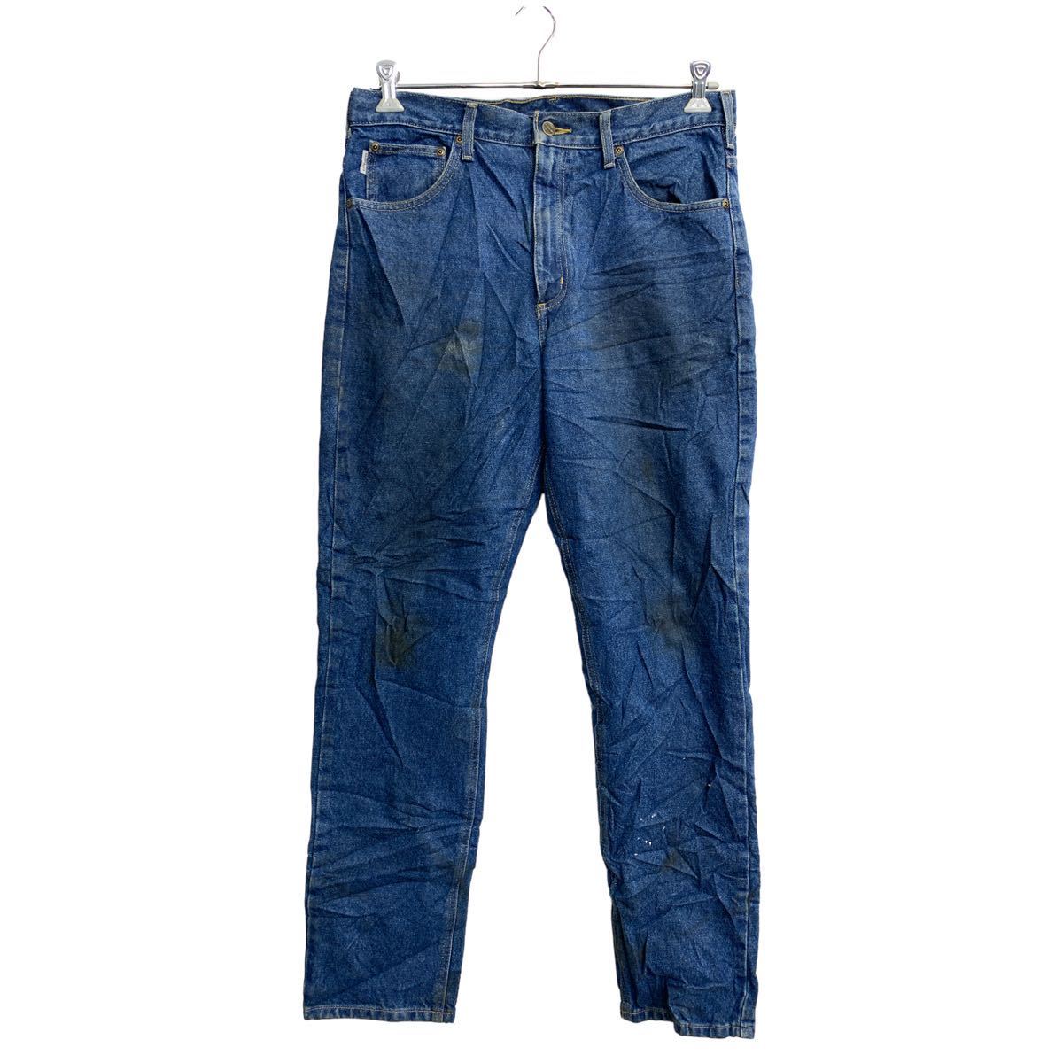【楽天市場】【中古】【古着】 Carhartt デニムパンツ W34 カーハート トラディショナルフィット インディゴ コットン メキシコ製 ...