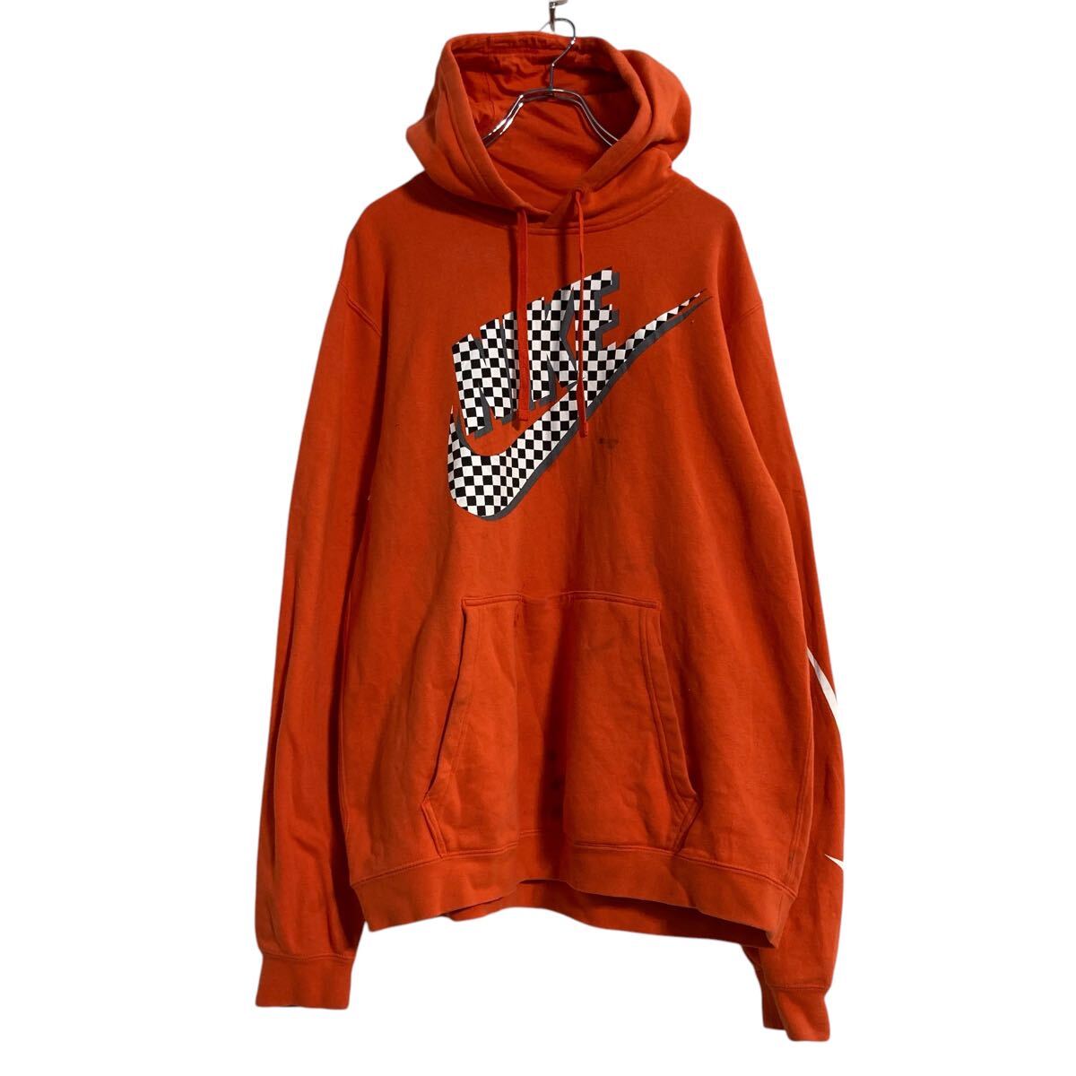 【楽天市場】【中古】【古着】 NIKE プリント スウェット パーカー L オレンジ ナイキ プルオーバー 古着卸 アメリカ仕入 a610-7429：古着屋DEN