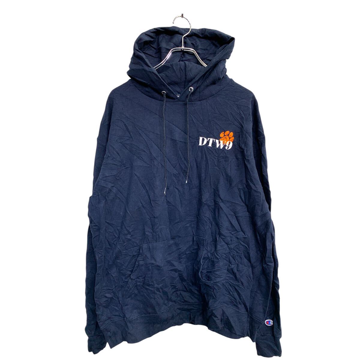 【楽天市場】【中古】【古着】 Champion ロゴ スウェット パーカー XLサイズ チャンピオン ネイビー 古着卸 アメリカ仕入 ...