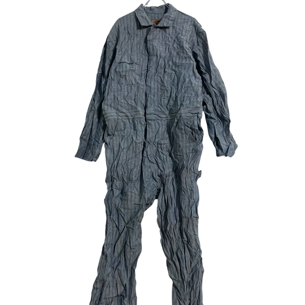 【楽天市場】【中古】【古着】 Field N' Forest 長袖つなぎ W45 XL グレー ヘリンボーン オールインワン ワークウェア ...