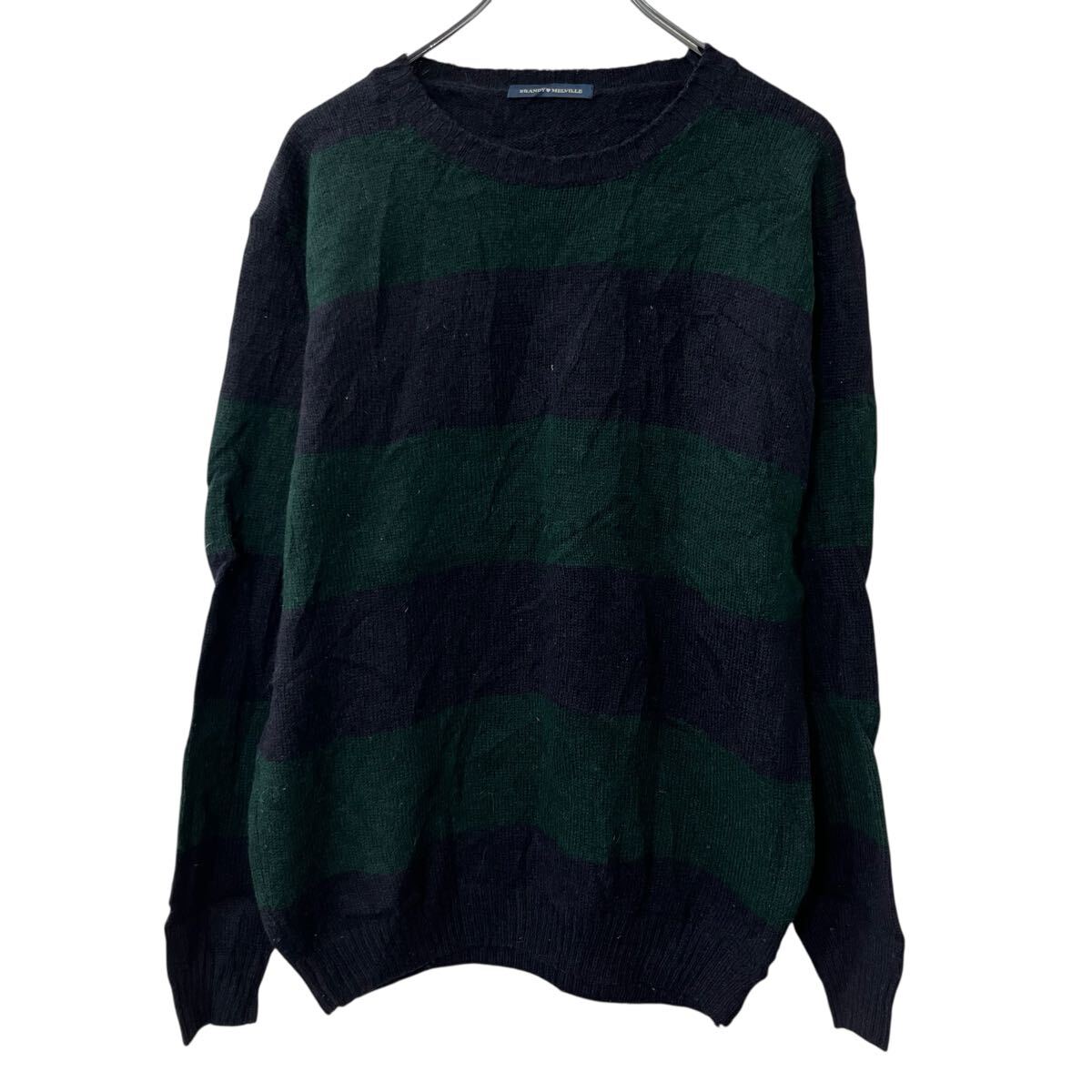 【楽天市場】【中古】【古着】 Brandy Melville ウールニット セーター M～ ネイビー グリーン ブランディ メルビル ウール ...