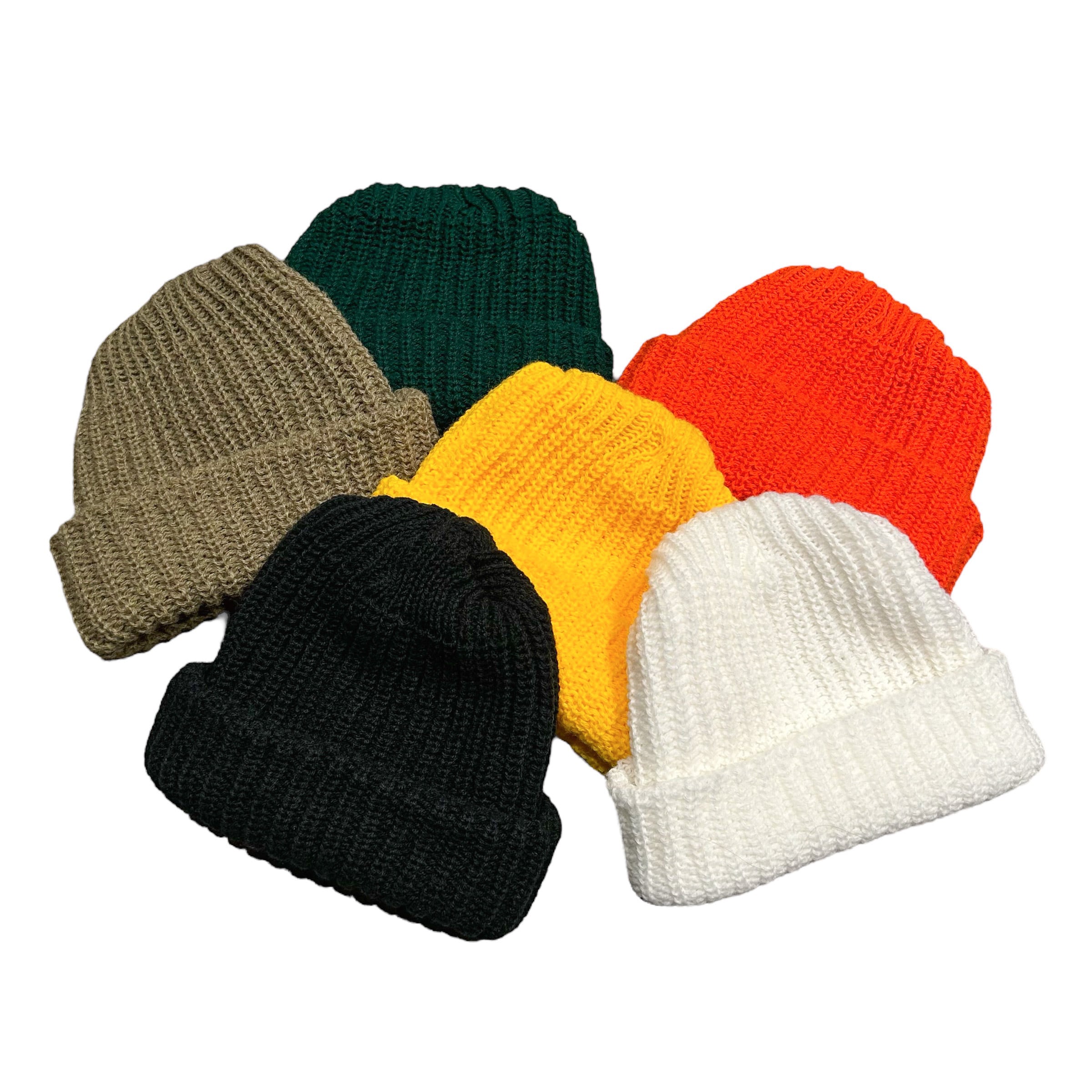 【楽天市場】COLUMBIA KNIT / Acrylic Short Watch Cap Beanie USA製 Black White ...
