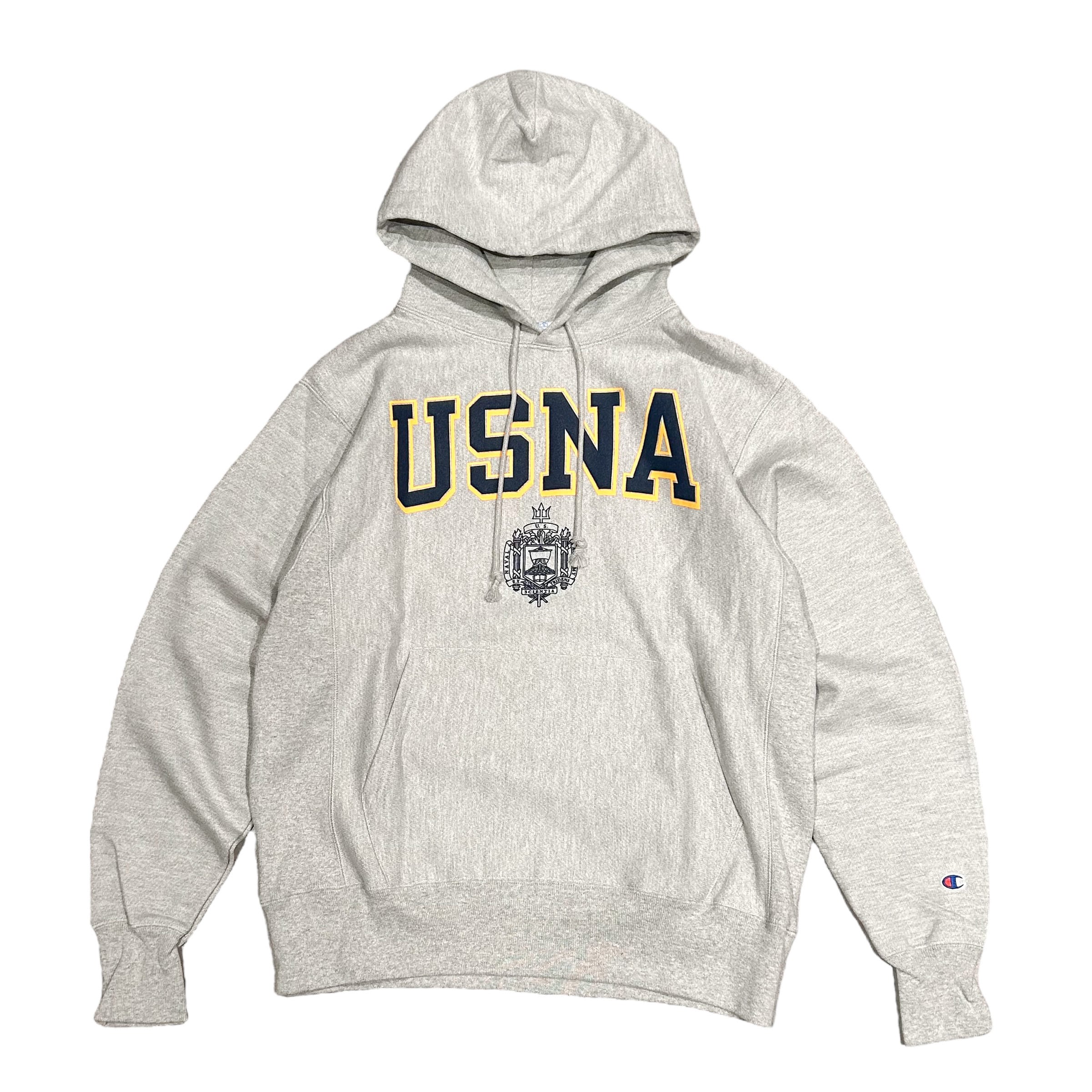 【楽天市場】US企画 Champion "USNA ISSUE" Reverse Weave Crew Neck Sweatshirt - Ash Grey M（チャンピオン リバースウィーブ ...