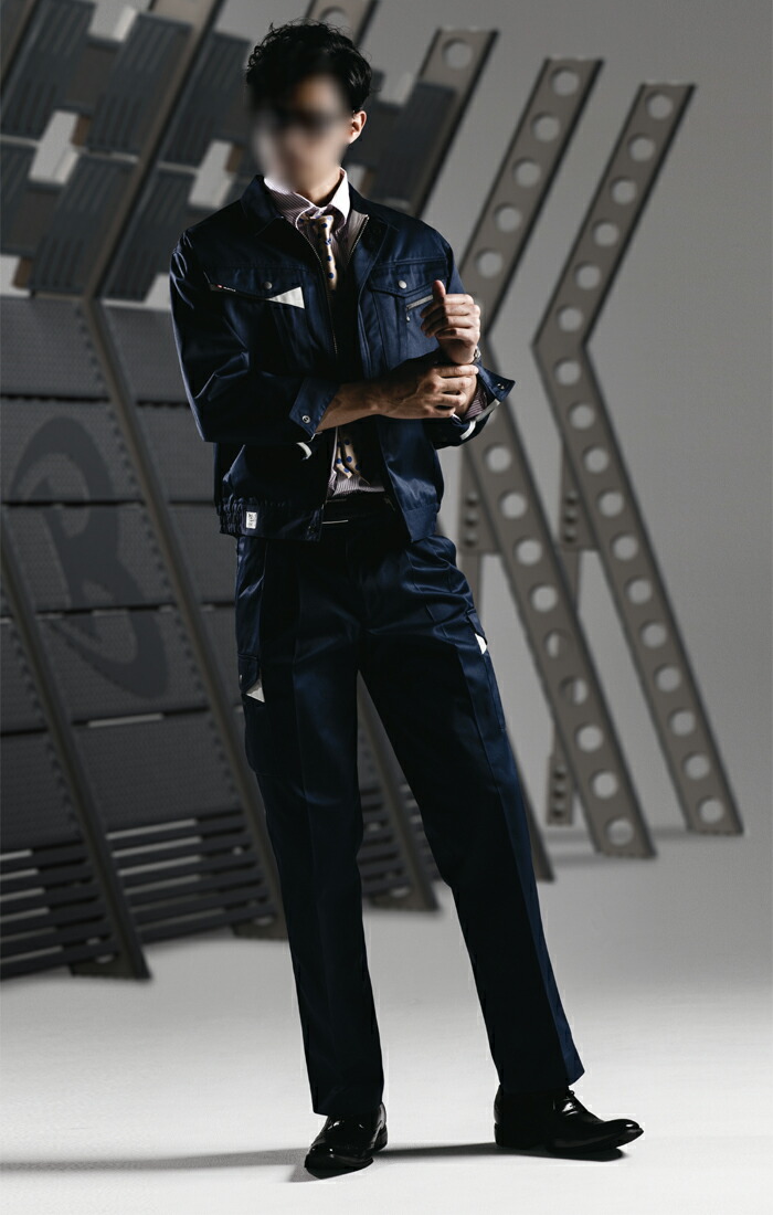 【楽天市場】作業服 秋冬用 上下セット バートル BURTLE 6001 ブルゾン 5L ＆6002 ツータックカーゴパンツ W120-125cm 上下同色 作業着 ズボン 取寄：作業服の渡辺商会