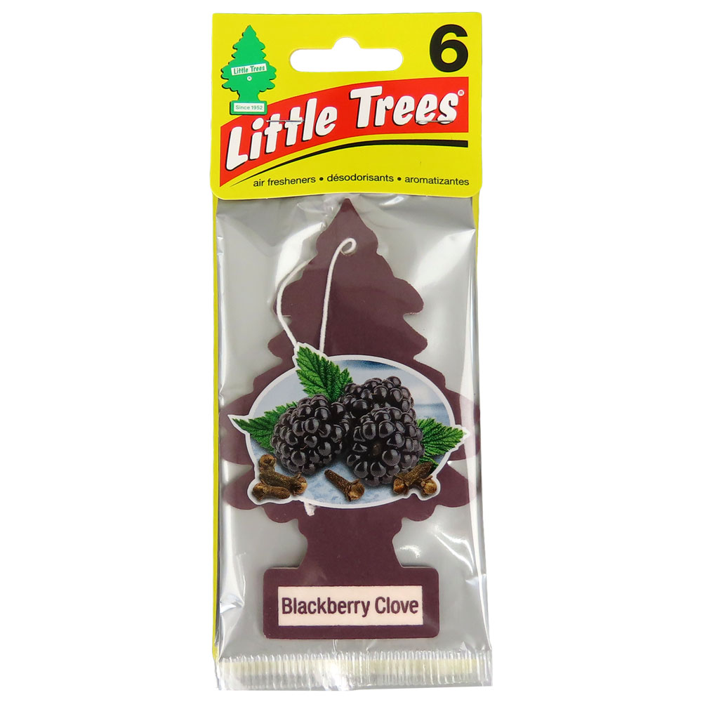 【楽天市場】リトルツリー 6枚組 ブラックベリークローブ Little Trees 6pac Blackberry Clove 芳香剤 エア ...