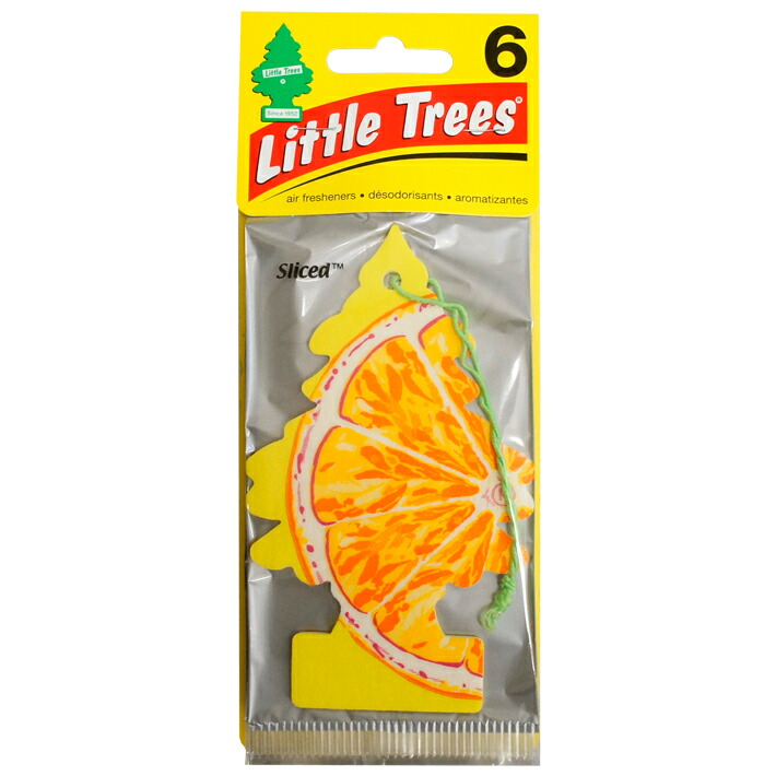 【楽天市場】リトルツリー 6枚組 スライス Little Trees 6pac Sliced 芳香剤 エアフレッシュナー 車 吊り下げ カー ...