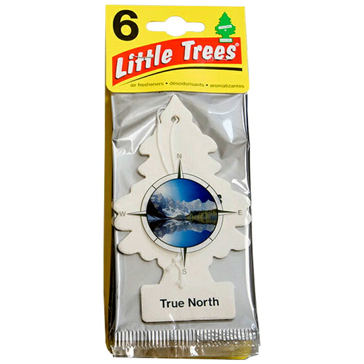 【楽天市場】リトルツリー 6枚組 トゥルーノース Little Trees 6pac True North 芳香剤 エアフレッシュナー 車 ...