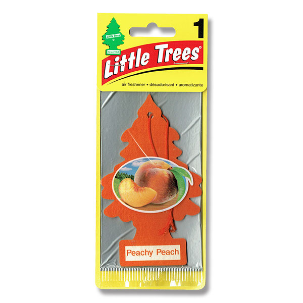 【楽天市場】【5枚でメール便無料】リトルツリー ピーチ Little Trees Peachy Peach 芳香剤 エアフレッシュナー 車 ...