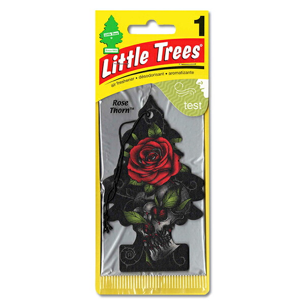 【楽天市場】【5枚でメール便無料】リトルツリー ローズソーン Little Trees Rose Thorn 芳香剤 エアフレッシュナー 車 ...
