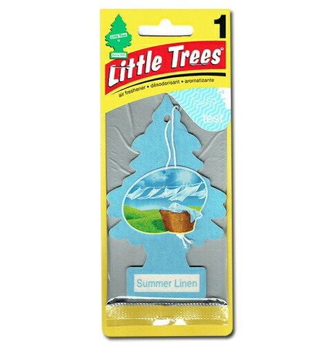 【楽天市場】【5枚でメール便無料】リトルツリー サマーリネン Little Trees Summer Linen 芳香剤 エアフレッシュナー 車 吊り下げ カーフレッシュナー 爽やか 清潔感 ...