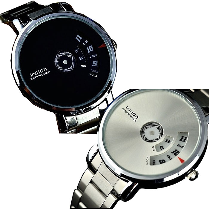 【楽天市場】Wilon 男女兼用 ダイヤルウォッチ クォーツ時計 ファッション腕時計 生活防水 ブラック ホワイト シンプル エレガント 上品 ...