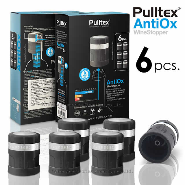 【楽天市場】Pulltex AntiOx プルテックス アンチ・オックス お得な6個セット 【正規品】 TEX096BK：ワイングッズ特選通販店WAC