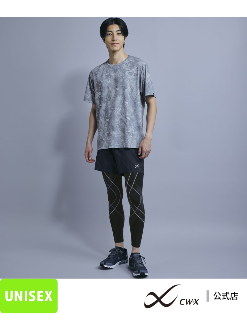 【楽天市場】CW-X トップス 3分袖 カジュアルTシャツ 吸汗速乾 CW-X シーダブリューエックス スポーツ・アウトドア用品 トレーニング・フィットネス用品 ホワイト【送料無料 ...