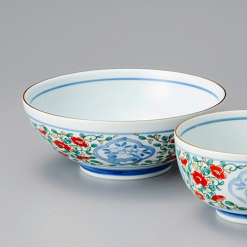 【楽天市場】陶里 第31集 錦京唐草麺鉢 59713-071：WADA TOKI