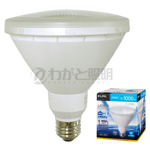 【楽天市場】ELPA エルパボール LED電球 ビームランプタイプ 14．0W 昼光色相当 E26口金 1000lm 屋内・屋外兼用 外径122mm 【10個入り】 LDR14D-M-G050 ...