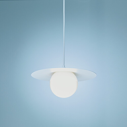 【楽天市場】MAXRAY 吊り下げ照明器具 ペンダントライト Orb Plate Pendant/オーブ プレートペンダントシリーズ マットホワイト 引掛けシーリング 1灯 E17口金用 ...