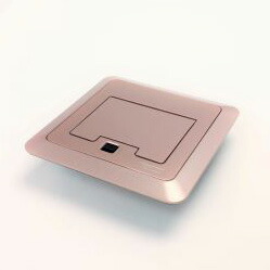 【楽天市場】TERADA フロアコンセント テラコン イーナコンセント フタ開閉部 高さ調整タイプ(打込) 角型プレート(シャンパンゴールド) EEM20000M020：わがと照明